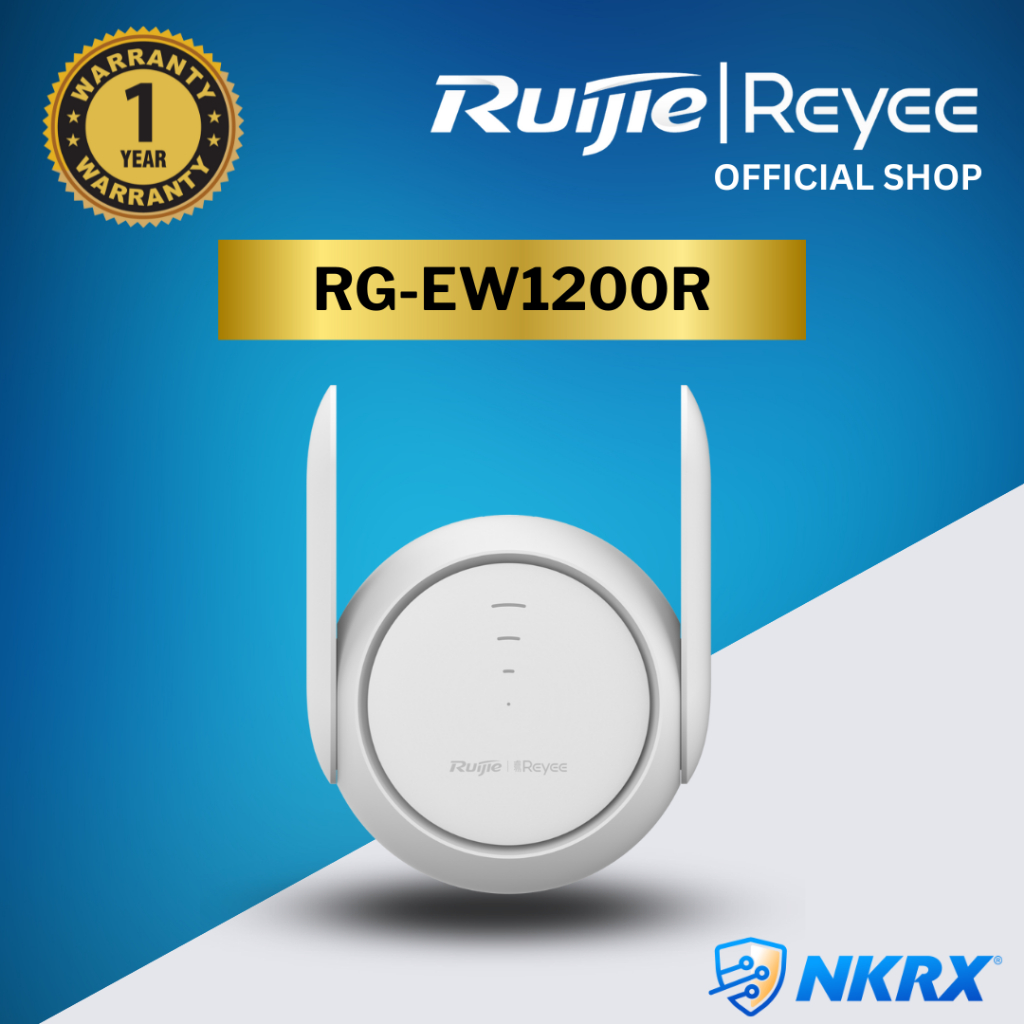 Ruijie Reyee RG-EW1200R Dual-band Mesh Wi-Fi Extender | Shopee Philippines
