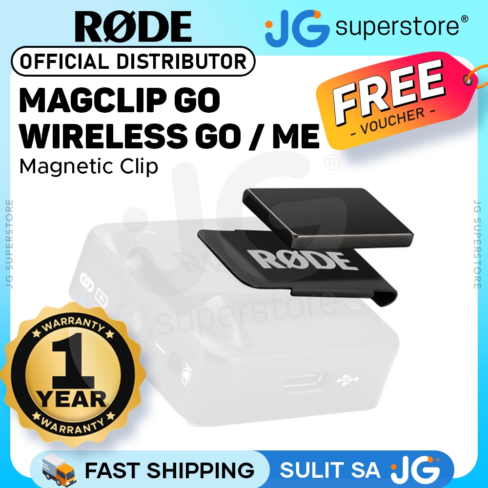 RODE MagClip GO Magnetic Clip for Wireless GO / ME Series Microphone ...