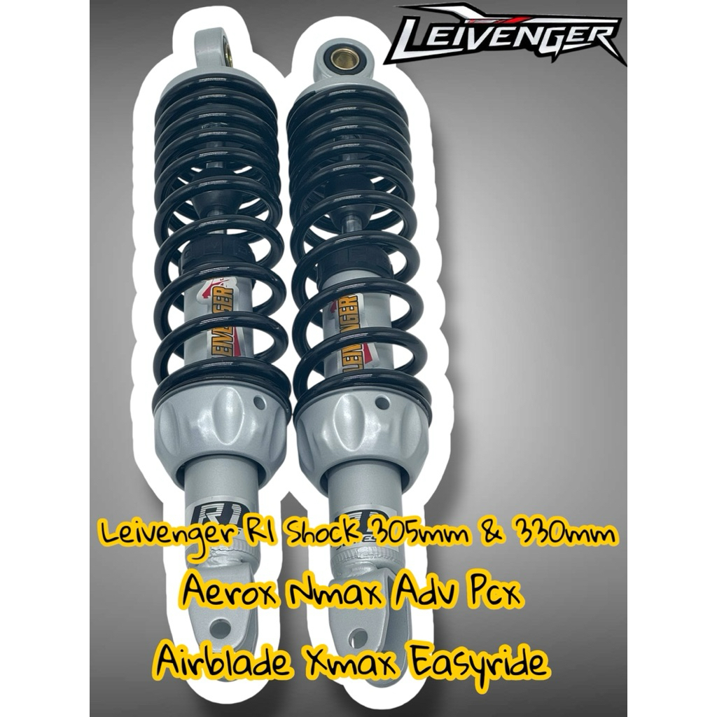 LEIVENGER MOTORCYCLE R1 305MM REAR SHOCK SUSPENSION AEROX NMAX ADV PCX ...