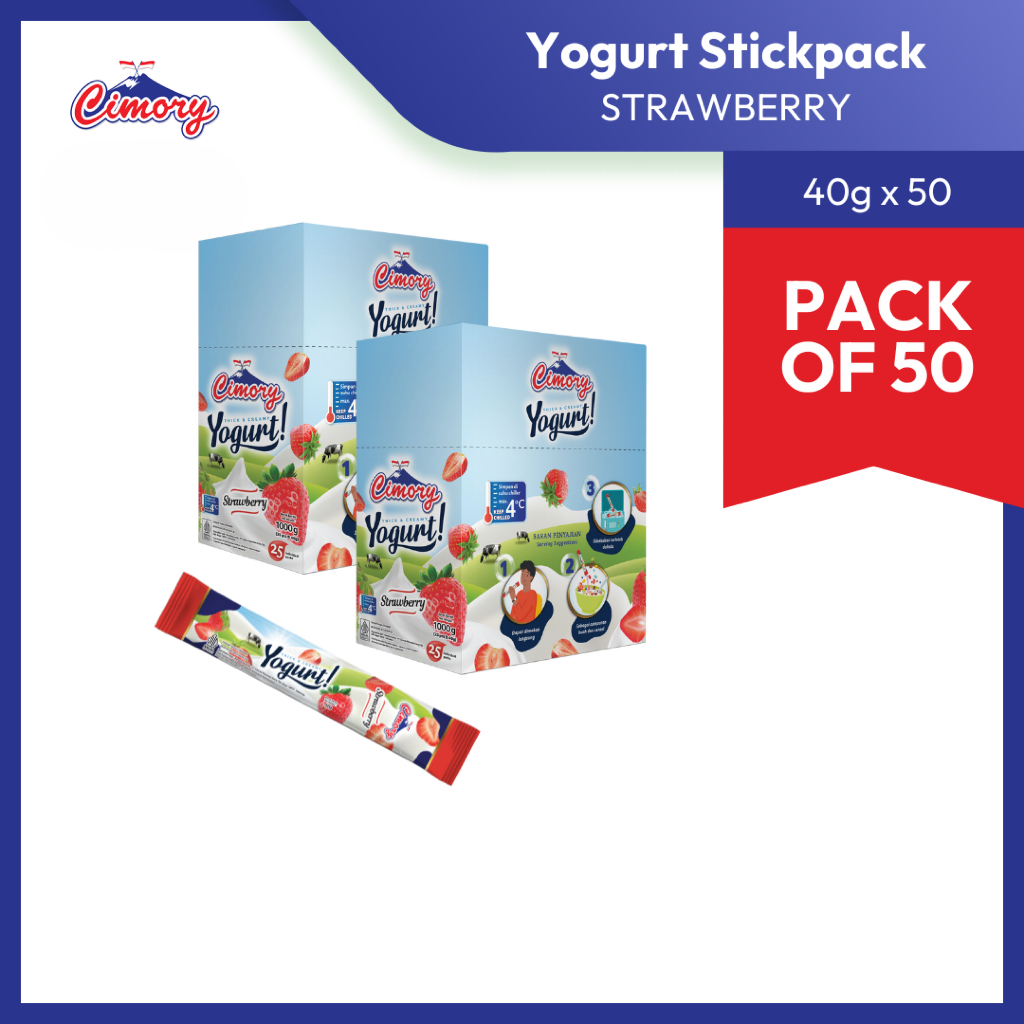 Cimory Yogurt Stick 40g - Kids Yogurt Snack (Pack of 50) | Shopee ...