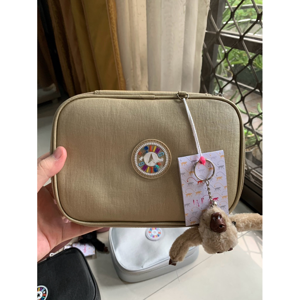 BagShop KP boxed pencil case/makeup/cosmetic pouch multifunction ...