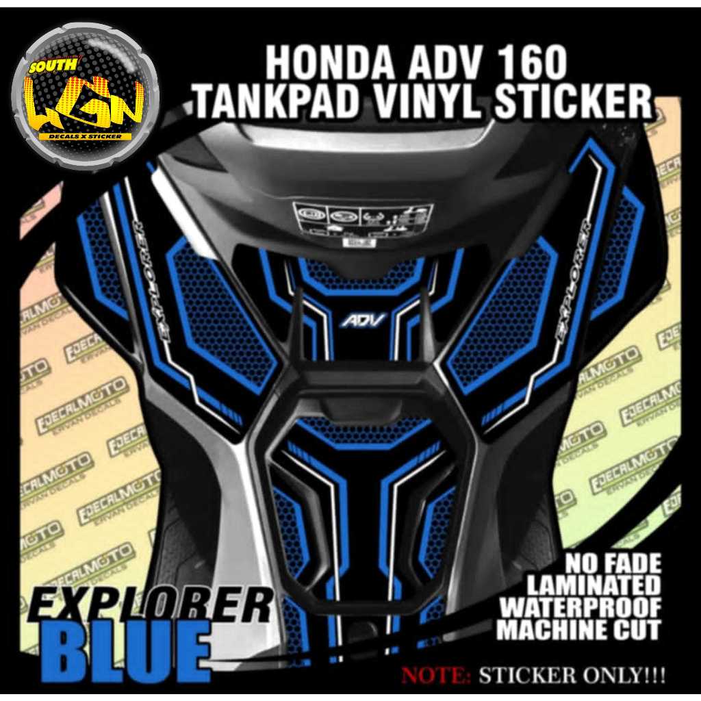 HONDA ADV 160 TANKPAD VINYL DECAL STICKER PROTECTOR | Shopee Philippines