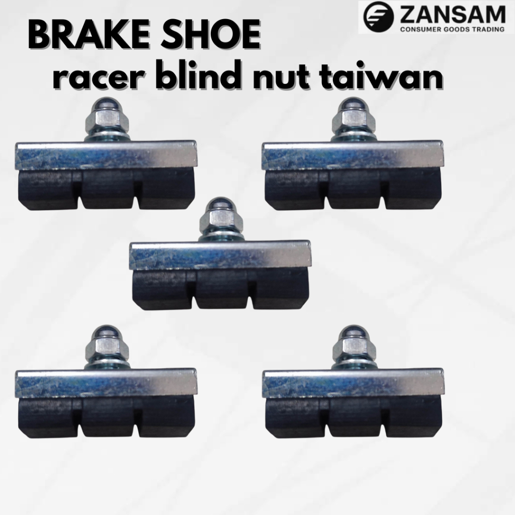 Sold by pair /Brake shoe racer / Taiwan blind nut road bike/caliper ...