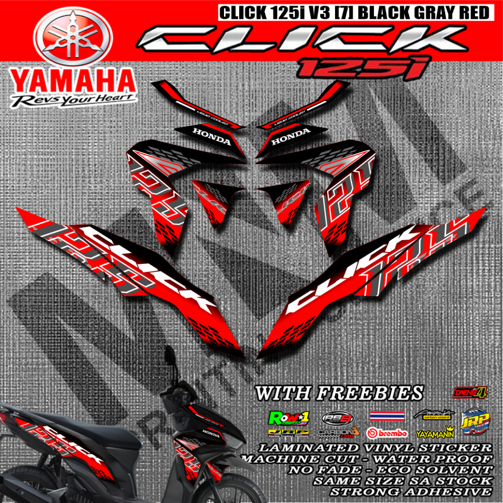 Shop honda click v3 decals for Sale on Shopee Philippines