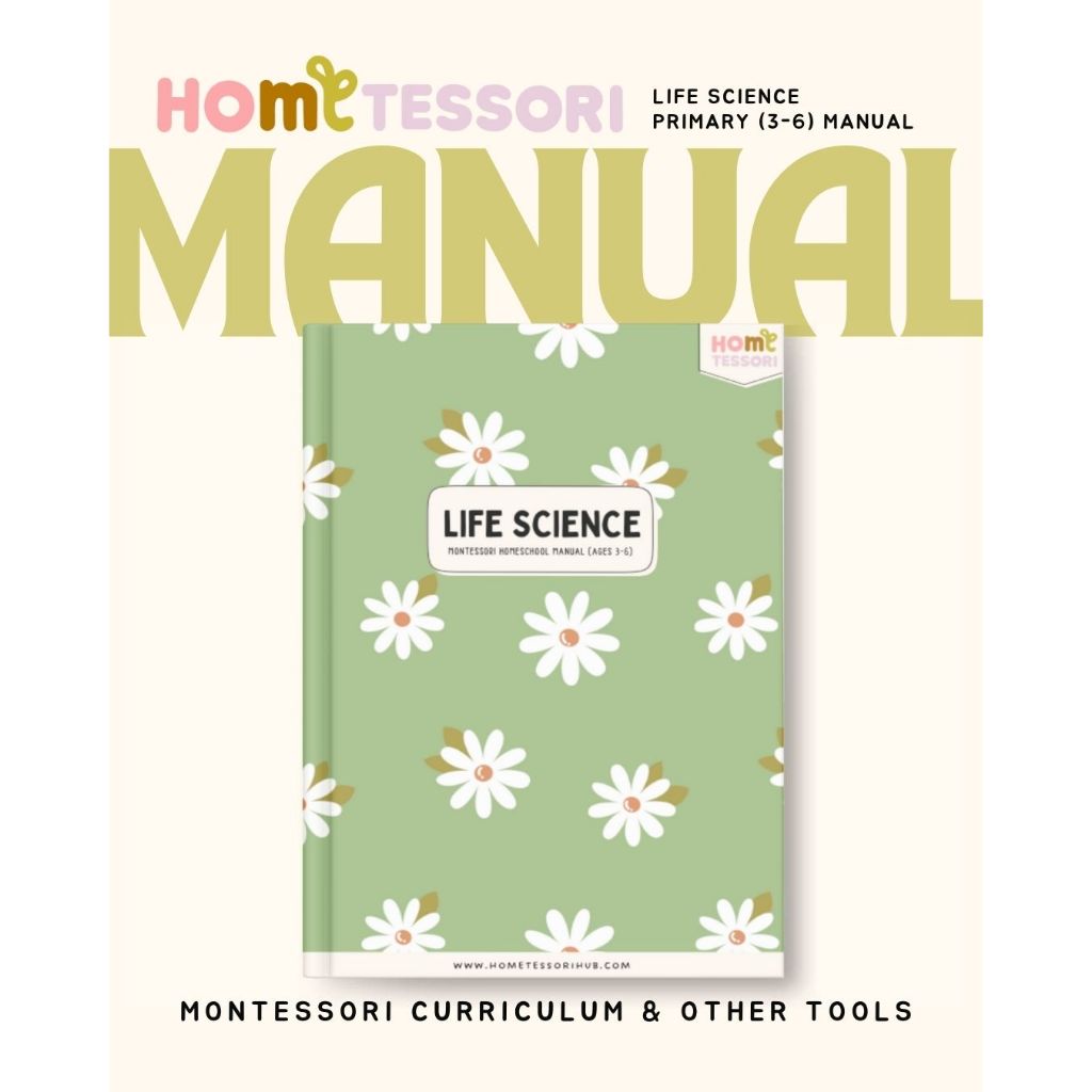 Hometessori Life Science Montessori Curriculum Manual, Montessori ...
