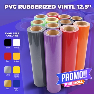 QUAFF 25-Meter PVC Heat Transfer Vinyl – 12.5" Cuttable Roll (Made in ...