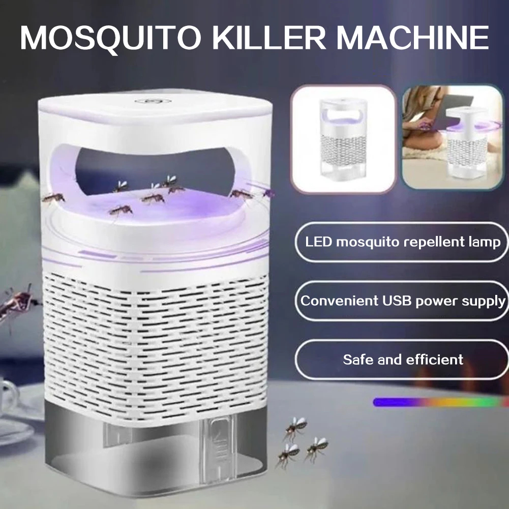 USB LED Bionic Mosquito Killer Lamp Bugs Zapper Lamp Indoor Outdoor ...