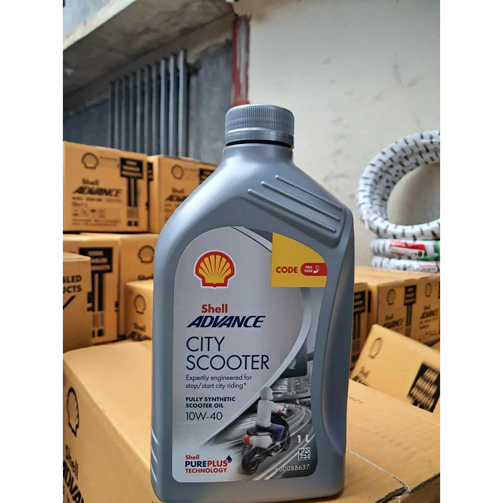 SHELL ADVANCE CITY SCOOTER 10W-40 1L | Shopee Philippines