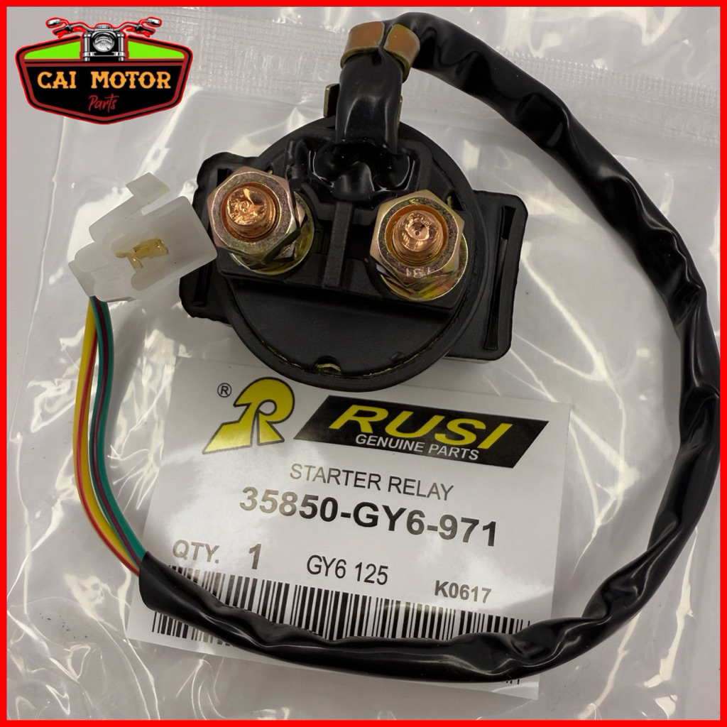 Starter relay GY6 125, (Universal) Rusi Genuine Parts | Shopee Philippines