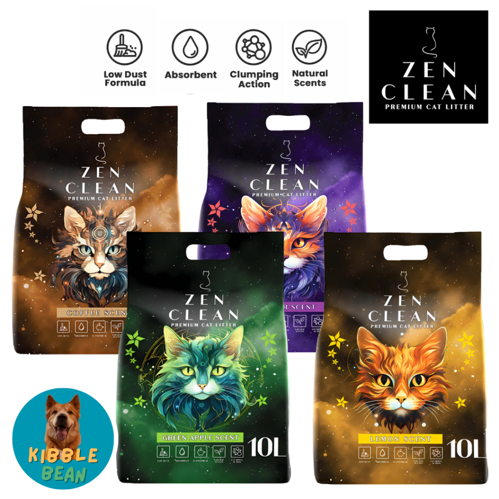 Zen Clean Premium Cat Litter Sand 10L (10L) | Shopee Philippines