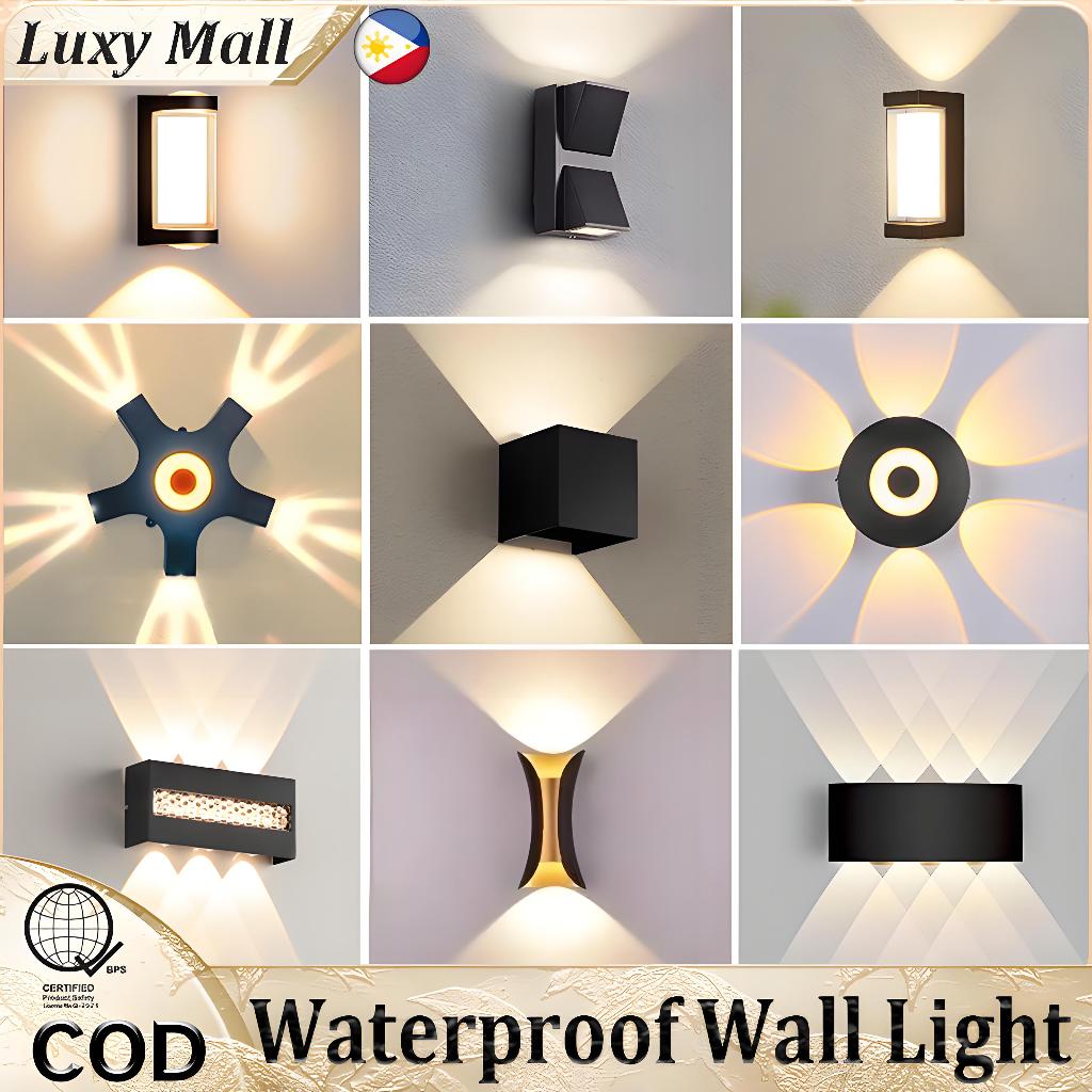Luxy 12/8/7/6/4W LED Wall Lamp Outdoor Indoor IP65 Waterproof Wall ...