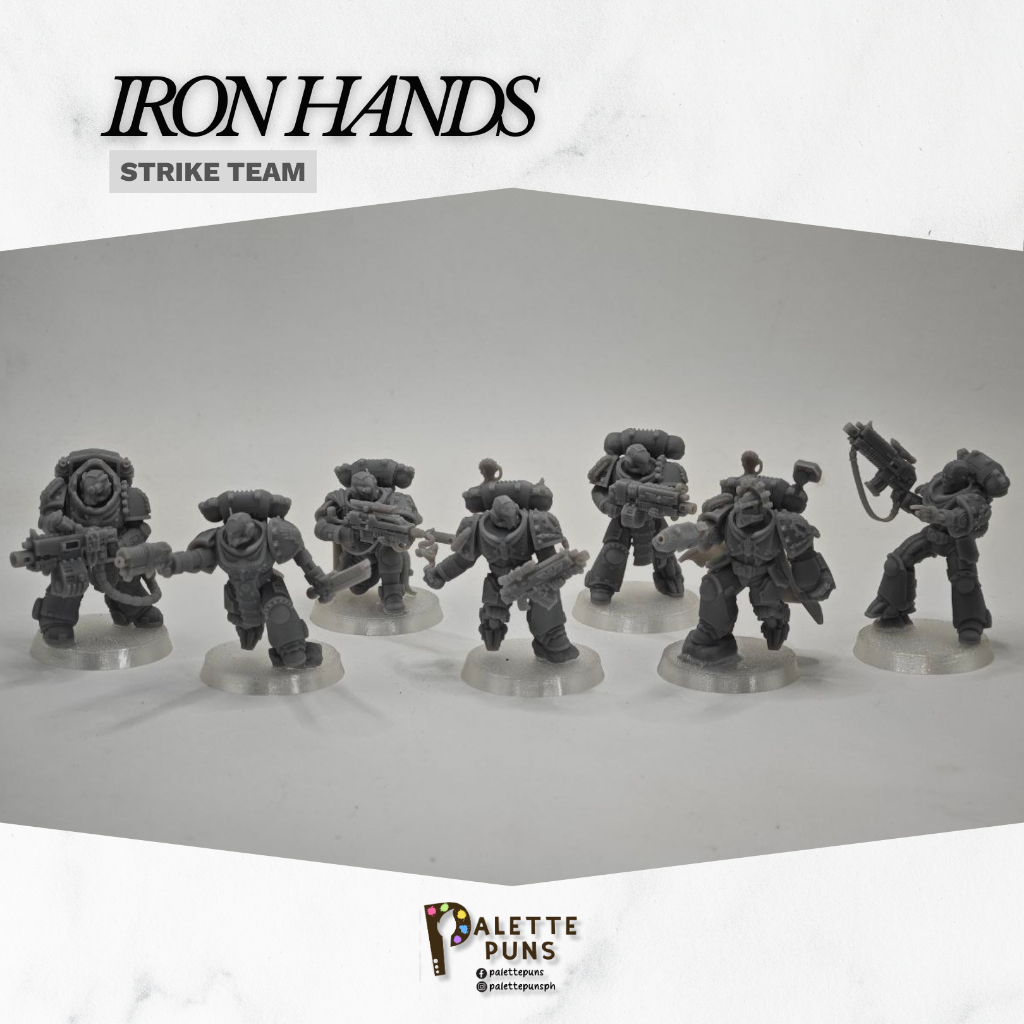 IRON HAND Kill Team (Resin 3D Printed w/Free Base) | Shopee Philippines