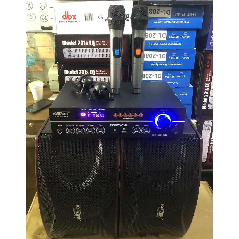 Konzert KCS-222 Micro Speaker Component System with USB/SD/FM/BT FREE 2 ...