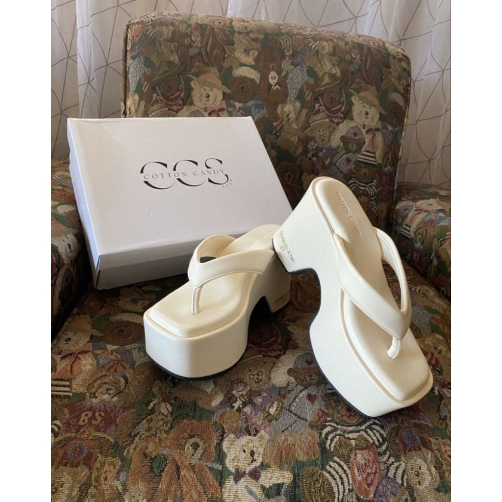 Cotton Candy Wedge Sandals | Shopee Philippines
