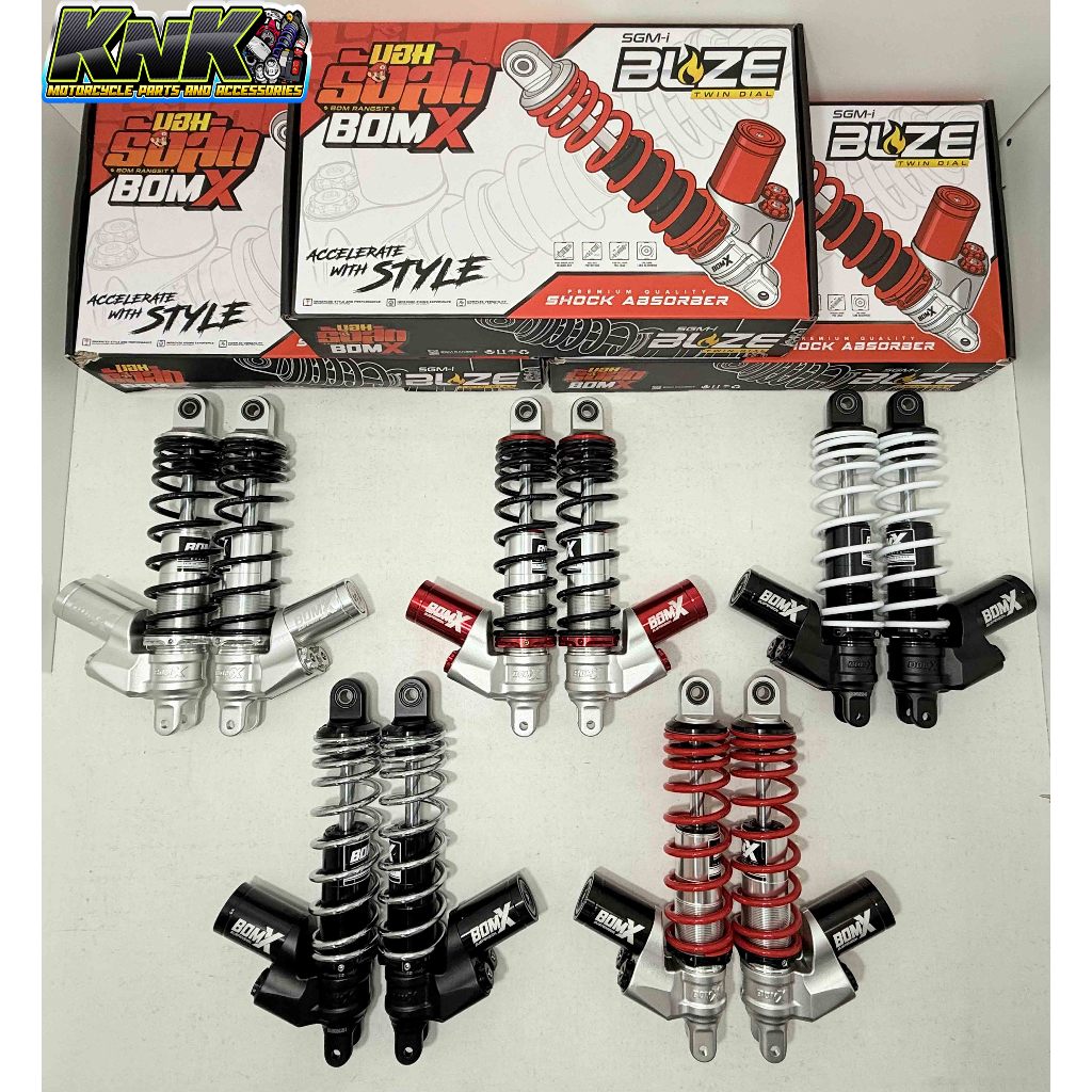 BOM X BLAZE SUSPENSION FULLY ADJUSTABLE FOR AEROX NMAX V2 NMAX V1 ADV ...