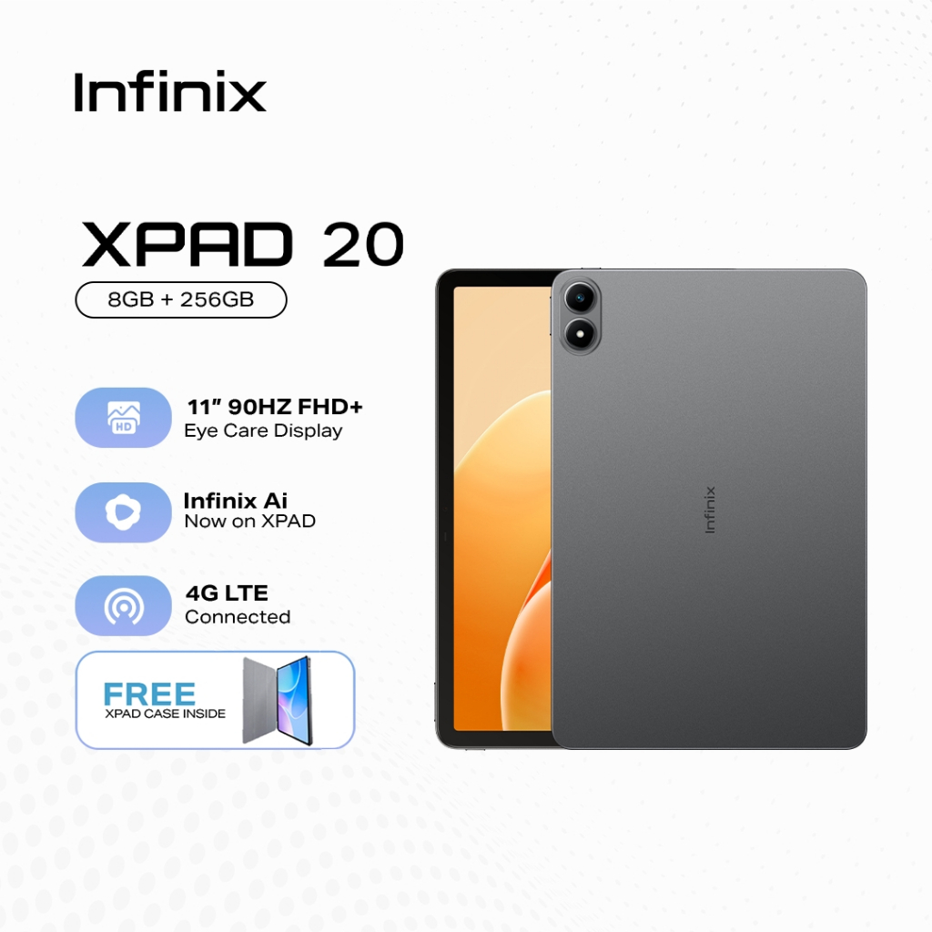 Infinix XPAD 20 4G LTE+ WiFi, 8+256, Helio G88, 11" 90Hz FHD+, 7000 ...