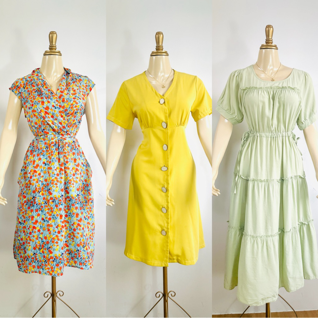 Premium Dresses Maxi,madi,mini (Medium To large)(All Washed) | Shopee ...