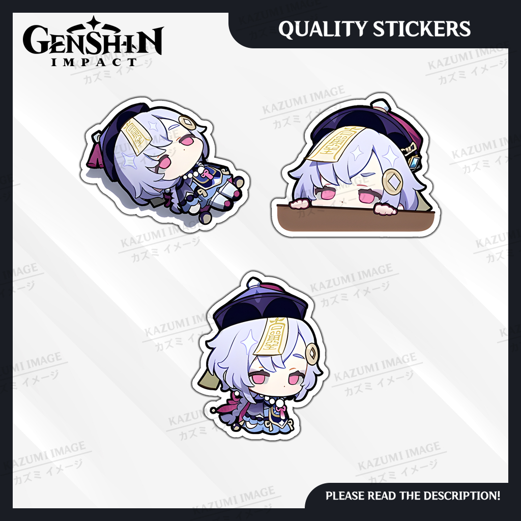 Qiqi - Genshin Impact Waterproof Emoji Stickers | Shopee Philippines