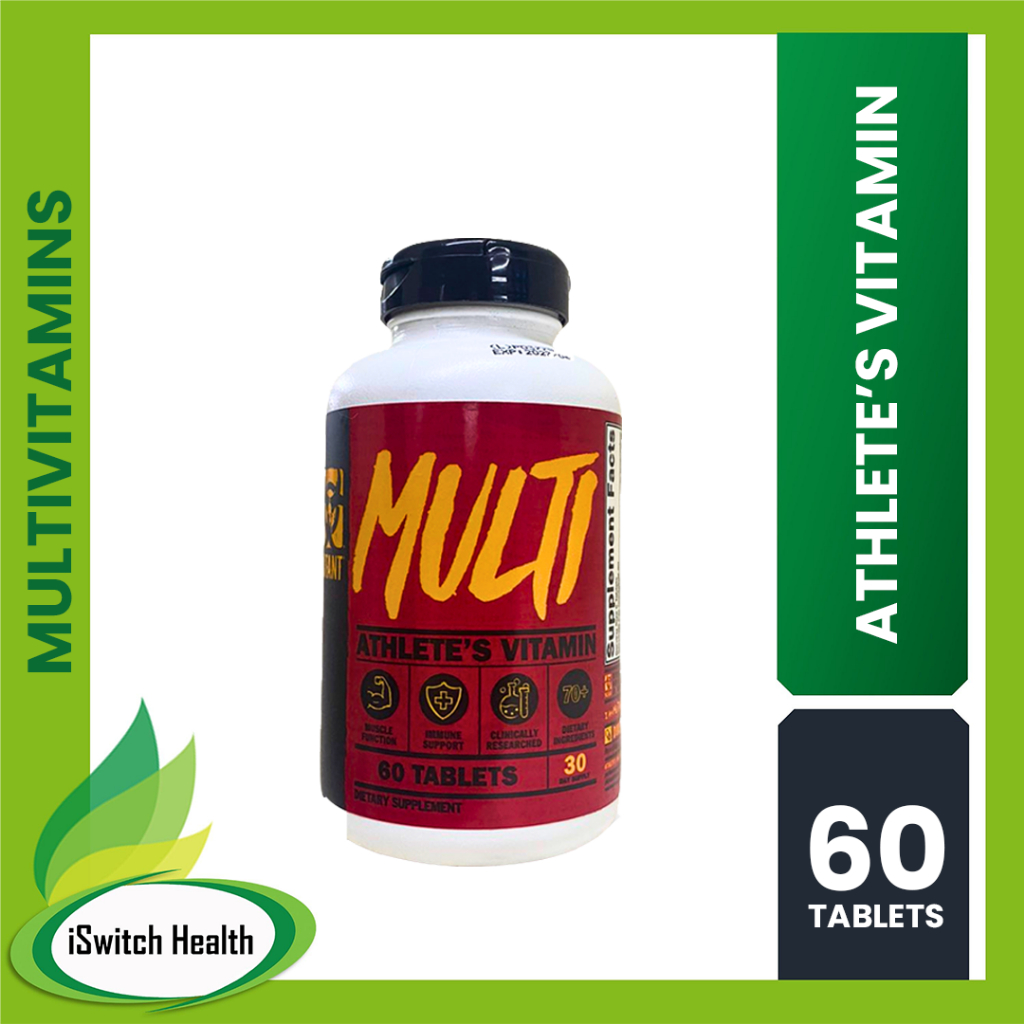MUTANT MULTI 60 TABLETS | 30 SERVINGS | MULTIVITAMINS | ATHLETES ...