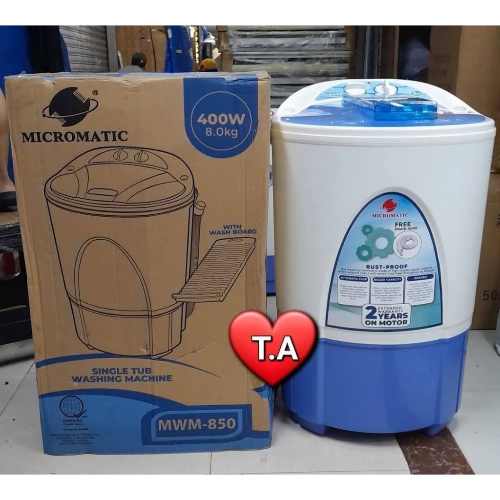 Micromatic Washing Machine Single Tub 8Kg. | Shopee Philippines