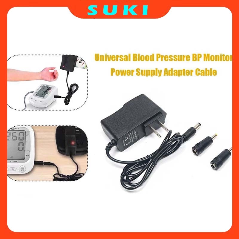 6V 1A AC/DC Power Adapter for Digital Blood Pressure Monitors ...