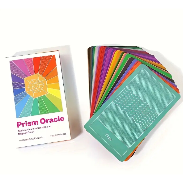 40-Card Prism Prophecy Mind Oracle Deck with 2 Guide Cards | Shopee ...