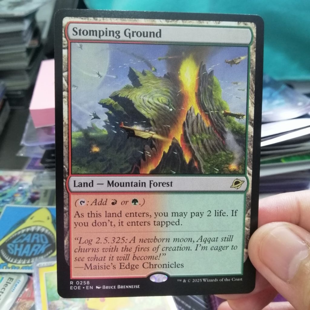 1 Stomping Ground EOE MTG card magic the gathering EDH commander | Shopee Philippines