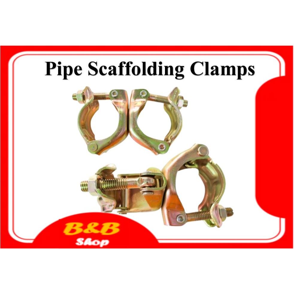 PIPE SCAFFOLDING CLAMP FIXED & SWIVEL CLAMP 1 1/2 SOLD PER BOX * 30PCS ...