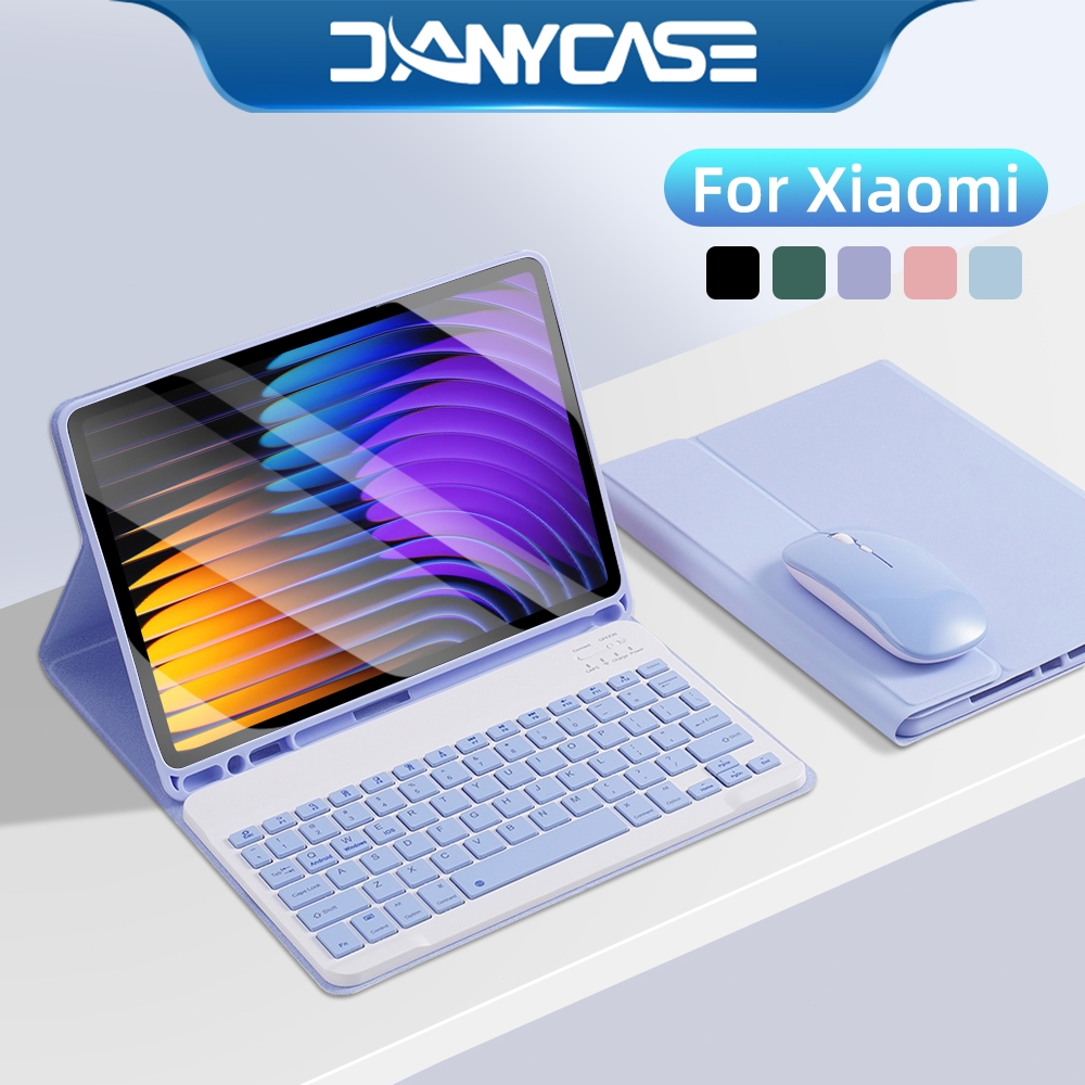 DANYCASE Keyboard Case for Xiaomi Pad 7 6 5 Pro 6S Pro 12.4 POCO Pad 12 ...