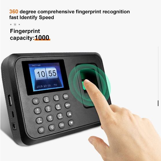 A6 Biometrics USB Biometric Office Fingerprint Attendance Check Time ...