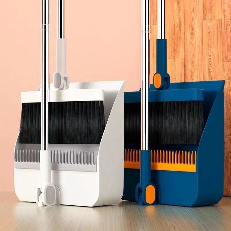 AZ1 Broom and dustpan set Household Cleaner Sturdy Brush Durable Thick ...