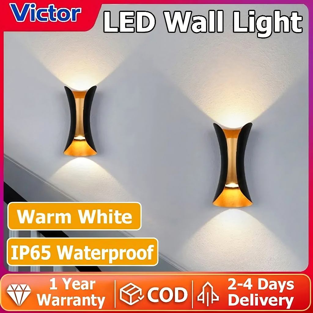 Victor LED Wall Light Outdoor Waterproof Modern Minimalist Garden ...
