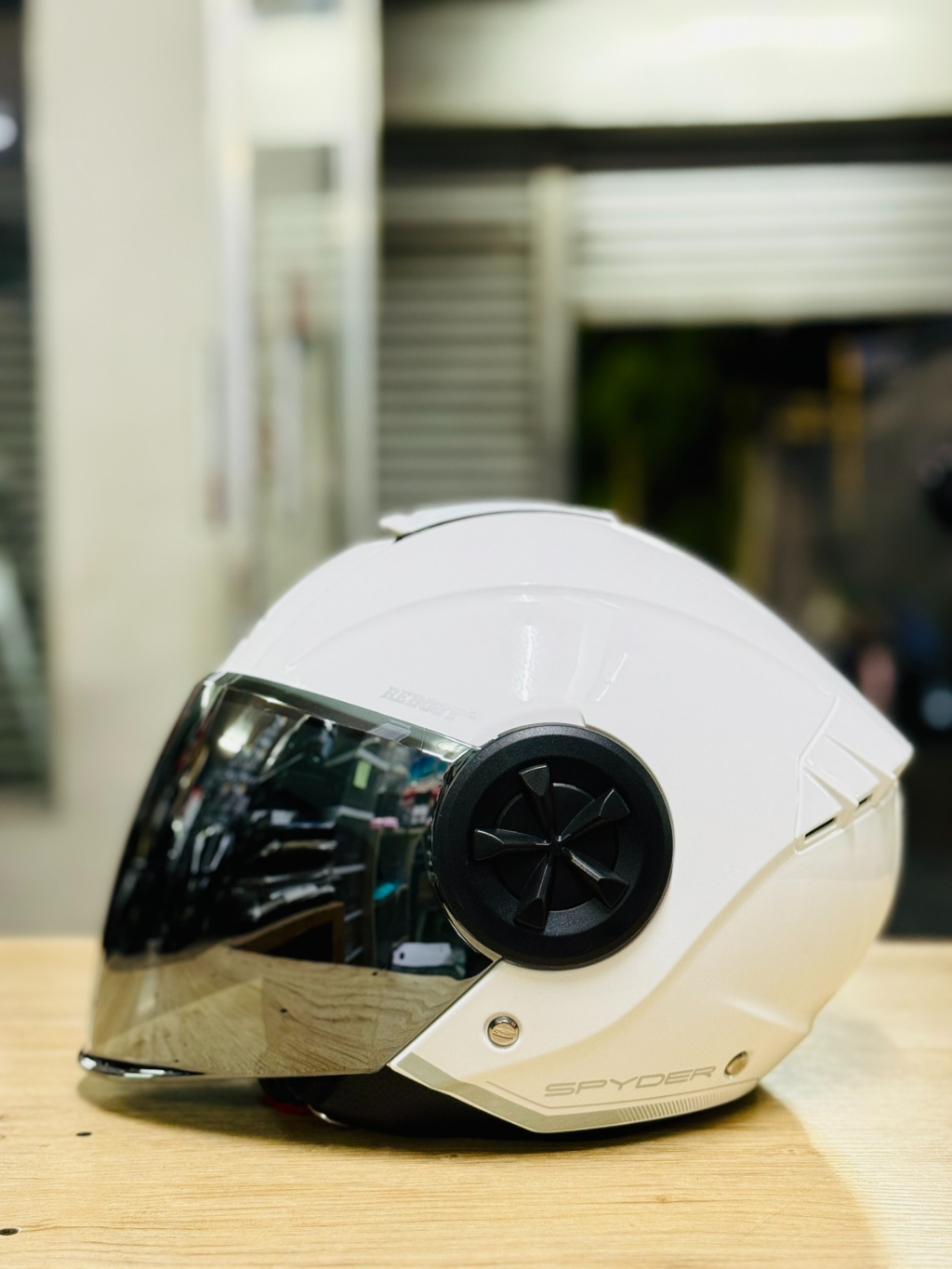 SPYDER REBOOT2 V2 Half-Face Single Visor Helmet w/ (FREE CLEAR VISOR ...