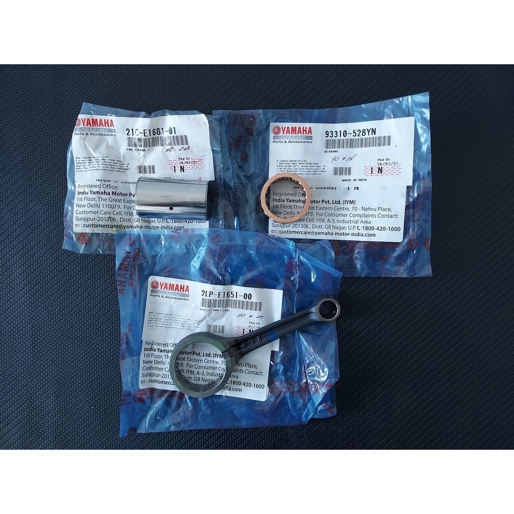 GENUINE CONNECTING ROD KIT YTX125 YAMAHA PARTS (SOLD SEPARATELY ...