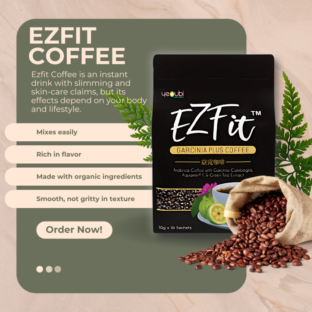 EZ Fit Coffee Weight Loss Drink – Slimming Coffee for Fat Burning ...