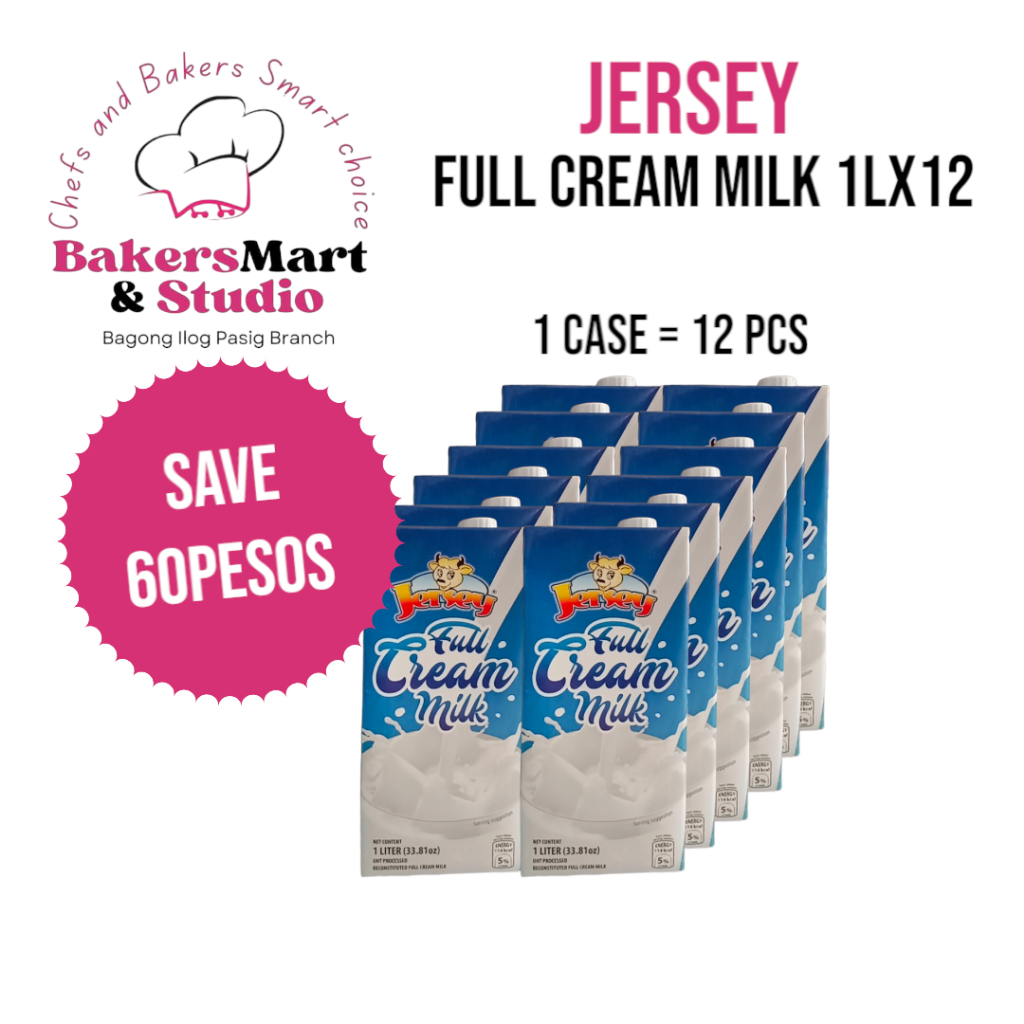 Jersey Full Cream Milk 1CASE (BUY 12PCS, SAVE 60PESOS) | Shopee Philippines