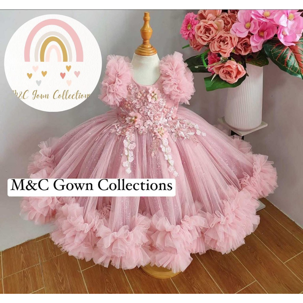 Princess Joyce 1-2y/o with free headdress | Shopee Philippines