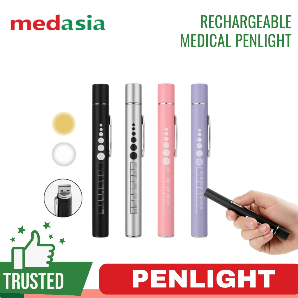 Surgitech Dual Light Rechargeable Medical Pen Light | Shopee Philippines