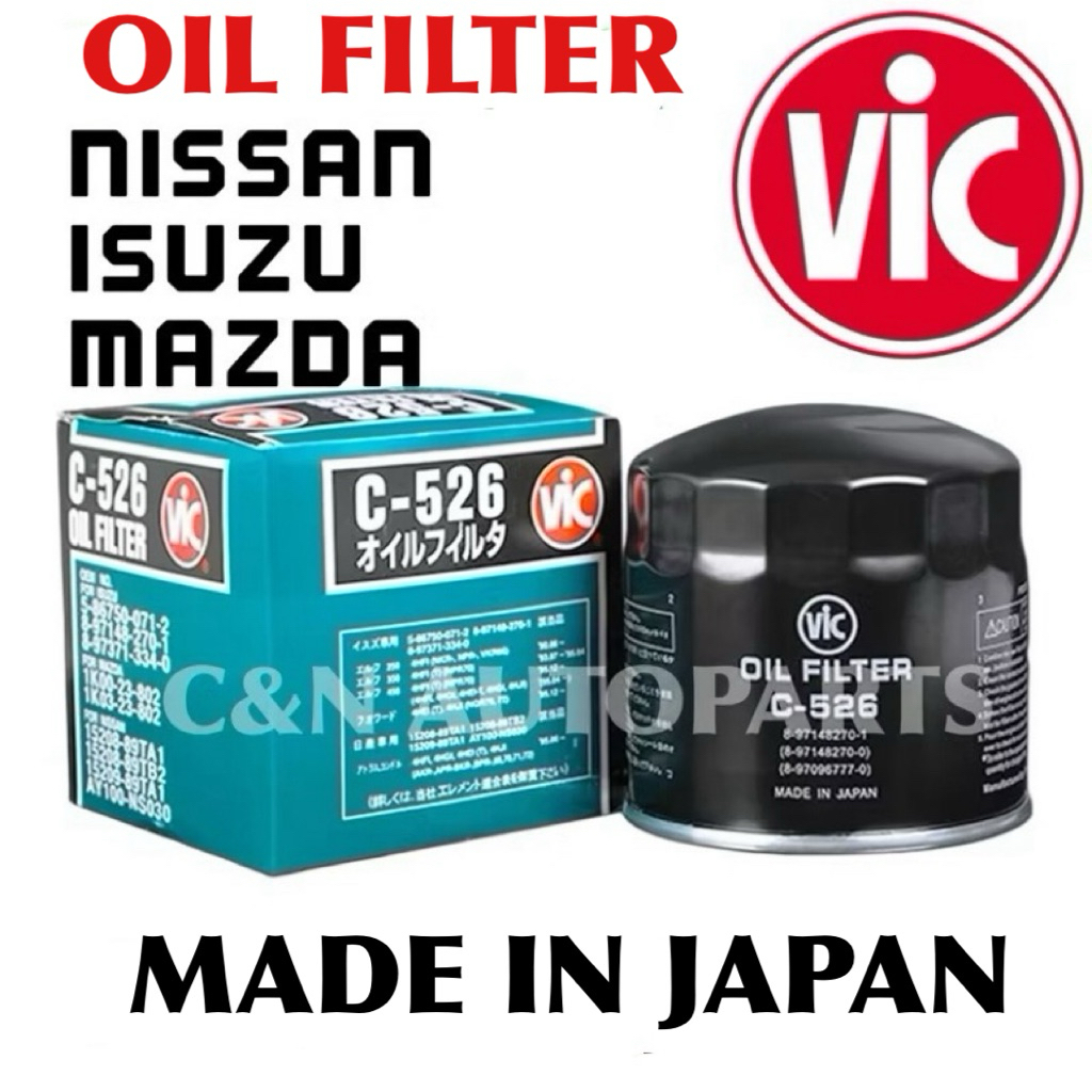 C-526 OIL FILTER Original Made In Japan Used For ISUZU/ MAZDA/NISSAN ...