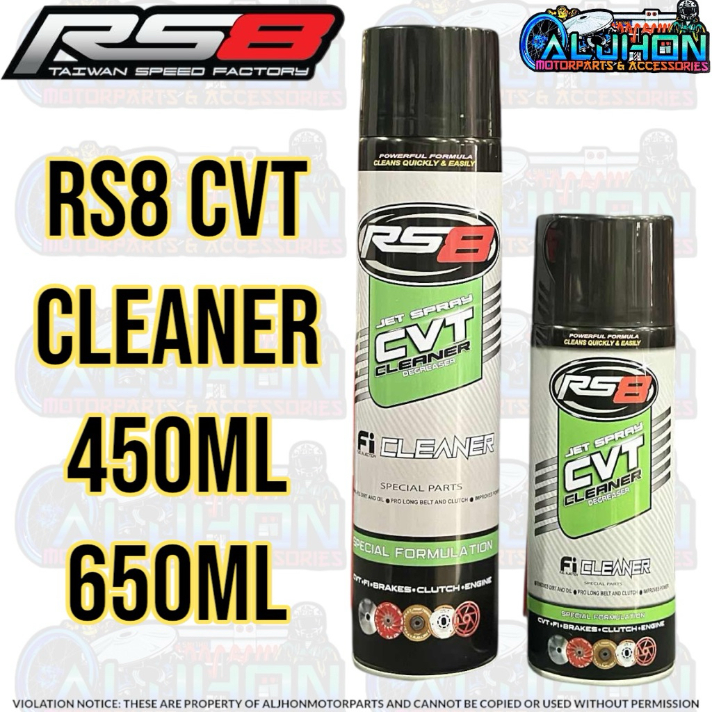RS8 Cvt Cleaner Spray Degreaser 450ml or 650ml | Shopee Philippines