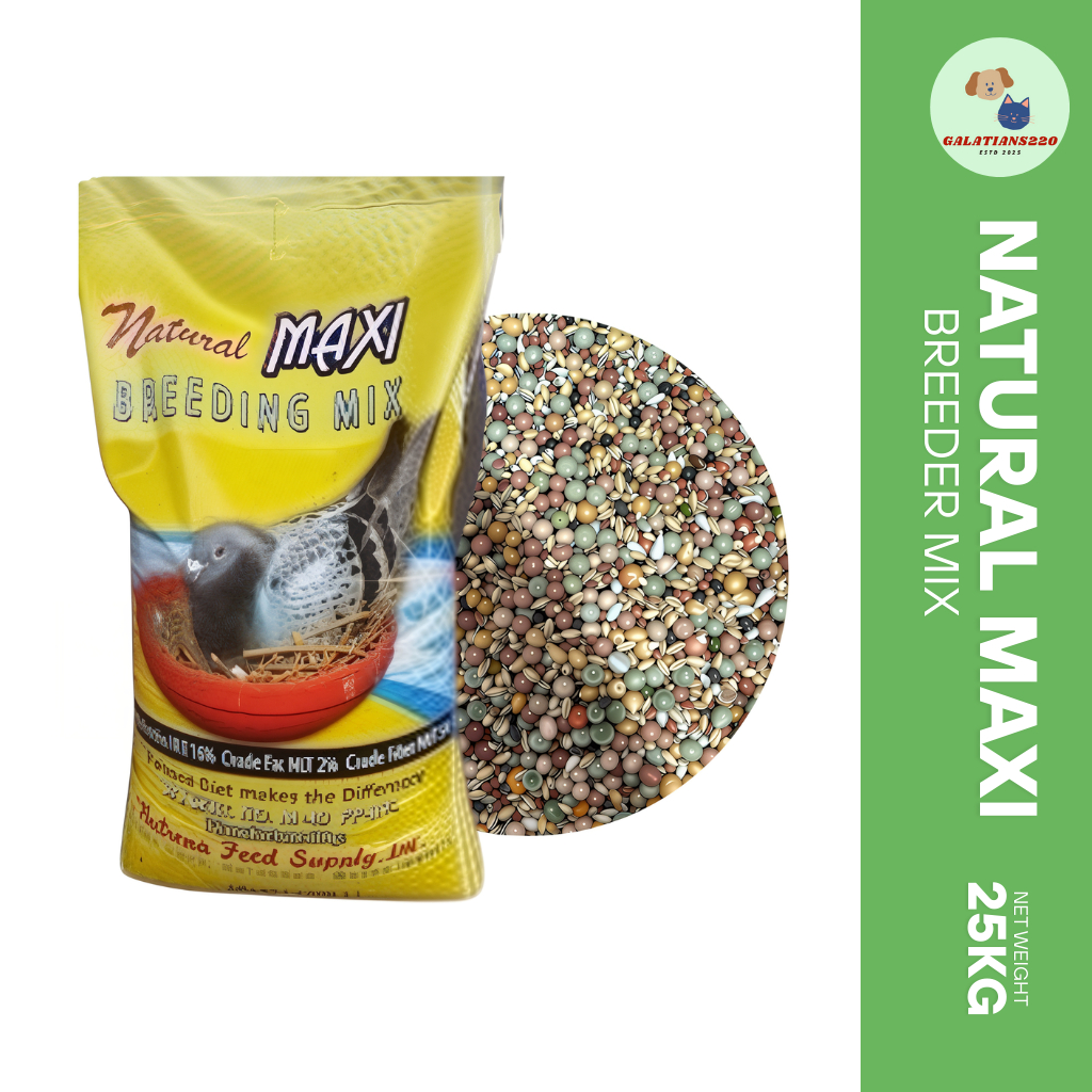 25 KG Natural Maxi Breeder Mix | Shopee Philippines