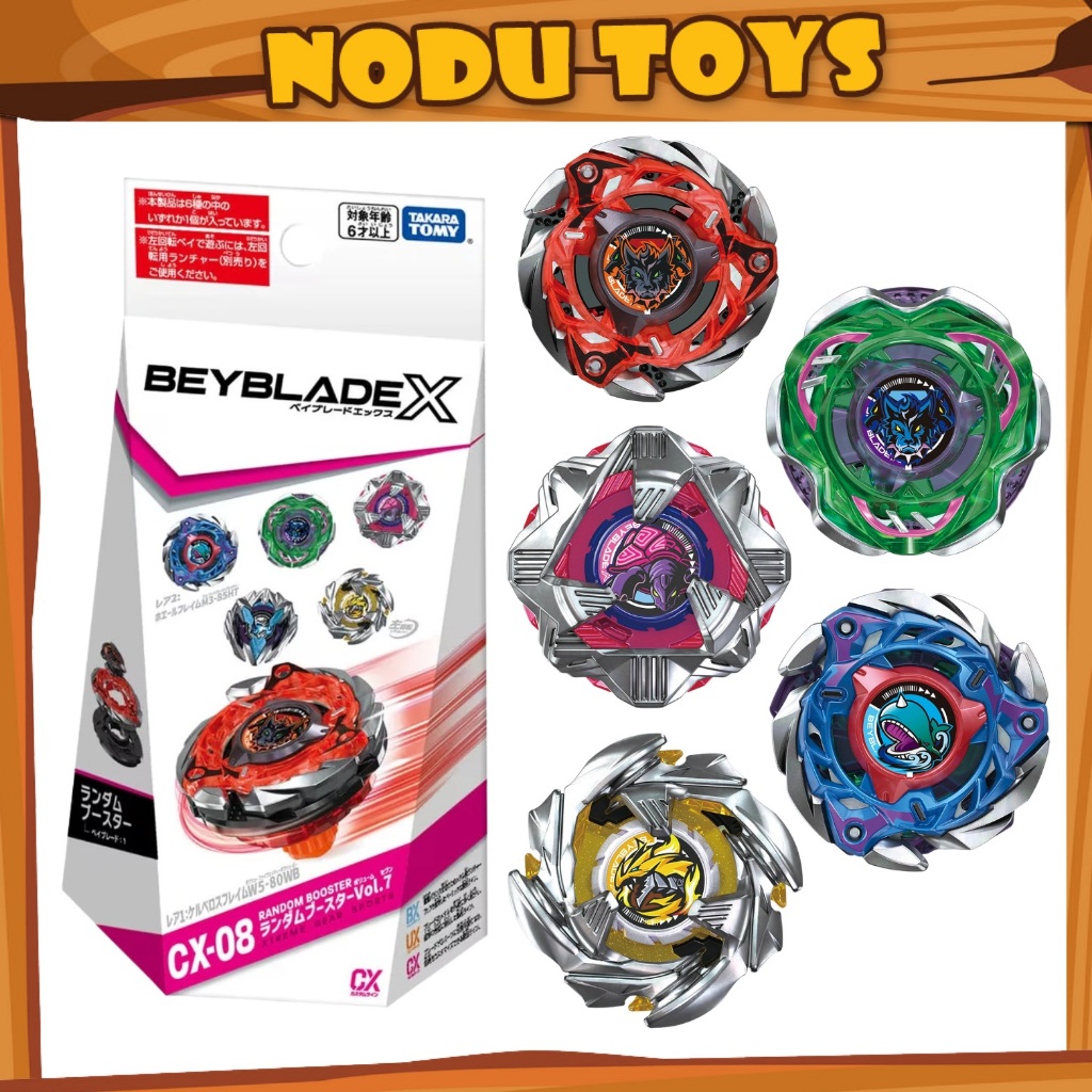 Beyblade X CX-08 Random Booster Vol. 7 [Bankee Sticker] | Shopee ...