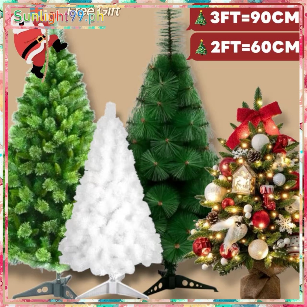 90CM/3FT White Christmas Tree,Small Christmas Tree For Table,Mini Xmas ...