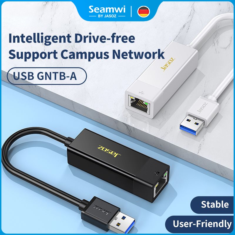 Jasoz 1000Mbps Ethernet Adapter USB 3.0 Type C to RJ45 Network Card ...