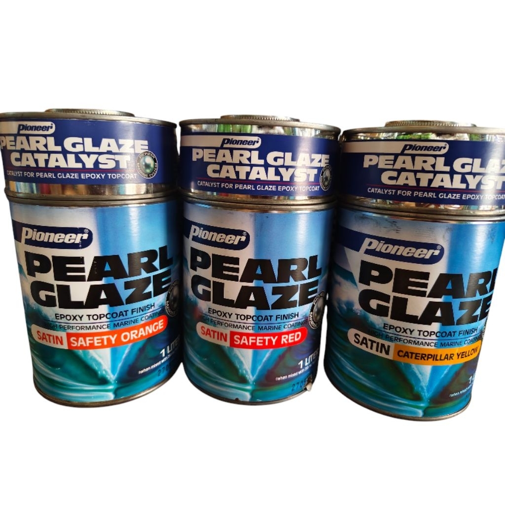 Pioneer Pearl Glaze Satin liter / epoxy paint | Shopee Philippines