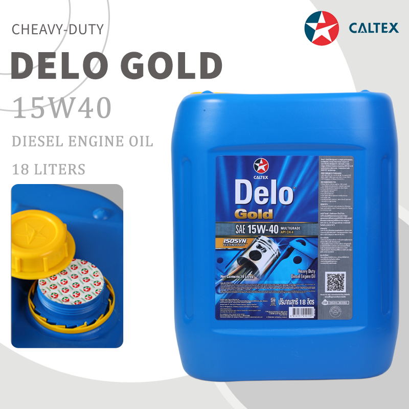 Delo Gold Ultra 15W40 18L Pail Multigrade Car Motorcycle Heavy Duty ...