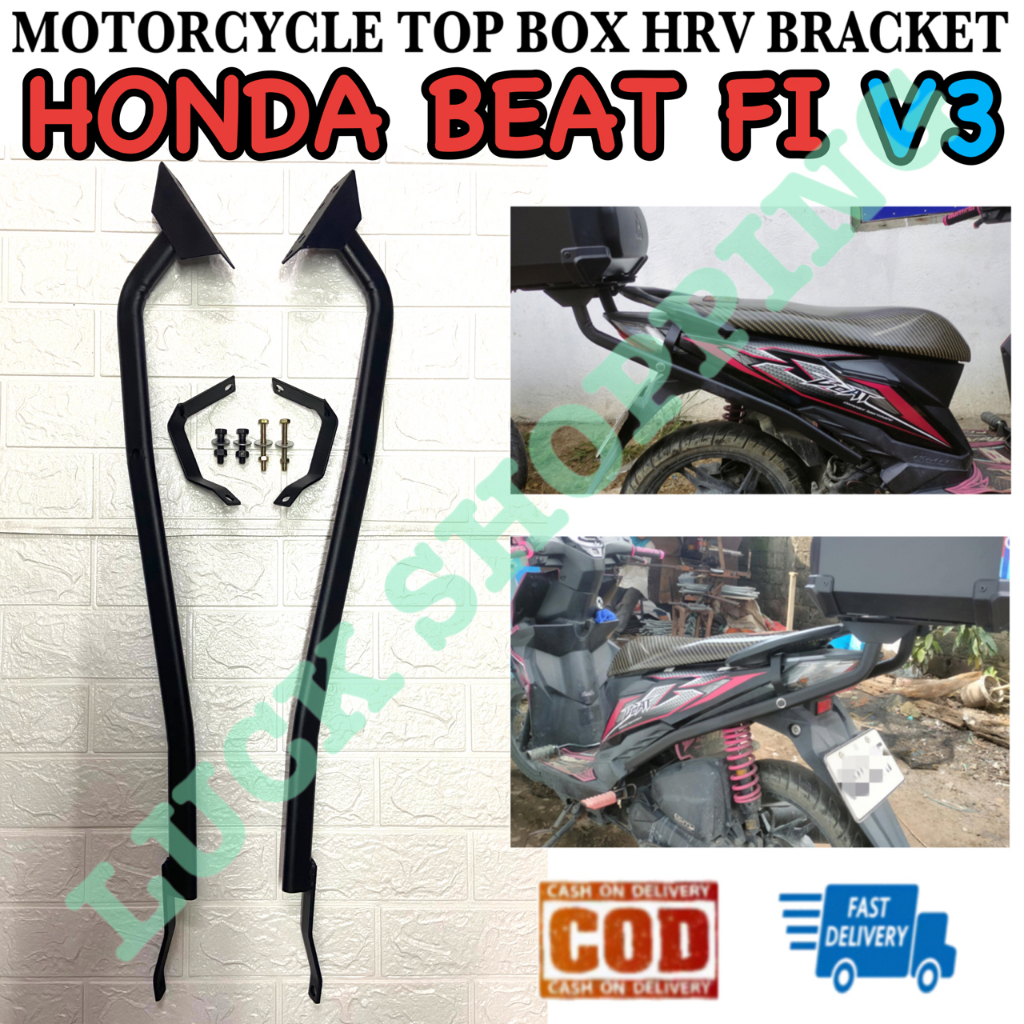 Motorcycle HRV Rear Top Box Bracket For Honda Beat Fi V3 Made In ...
