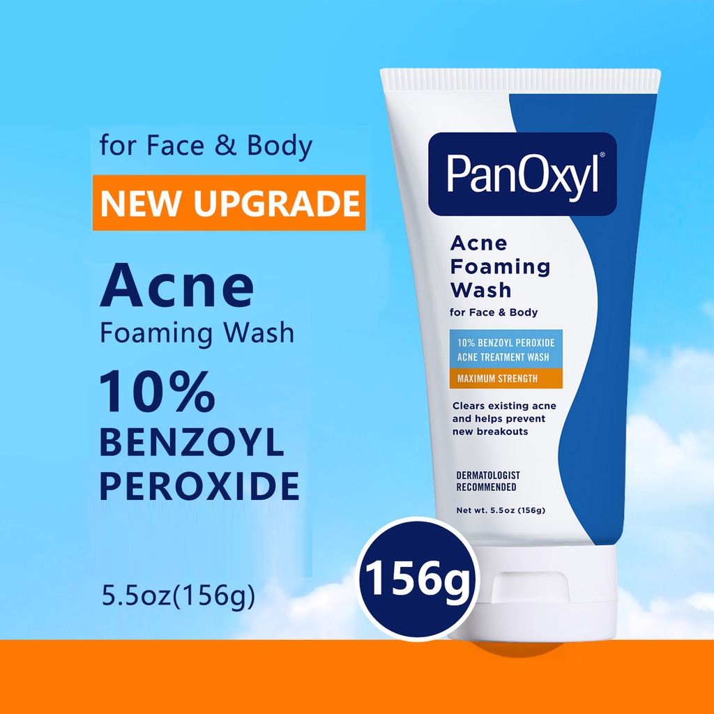Acne Treatment Acne Foaming Wash 10% Benzoyl Peroxide，Facial Cleanser ...