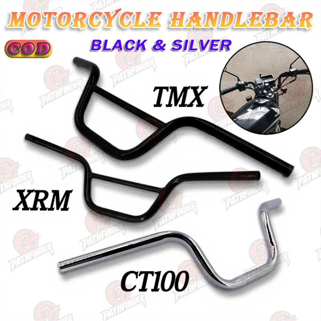 TMX/XRM/CT100 STAINLESS HANDLE BAR WITH HOLDER【PATHFINDER】 | Shopee ...