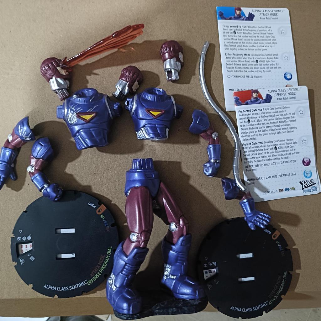 SET - Heroclix Alpha Class Sentinel interchangeable parts (Marvel x-men ...